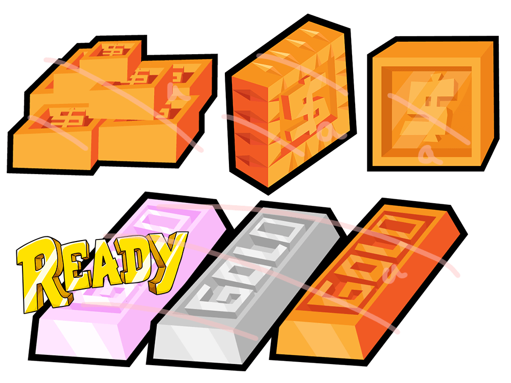 ReadyArtShop Buycraft Icons - 19 Clean Vector Rank & Coin Icons