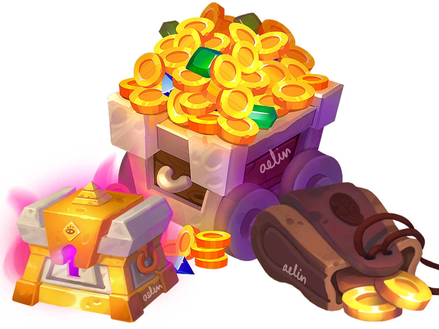 Coin & Crate Icon Beginner's Bundle - ReadyArtShop Buycraft Icons